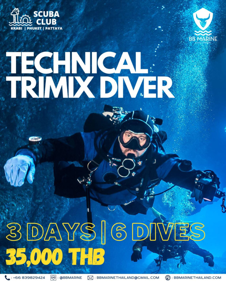 Technical Trimix Diver - BB Marine Boating and Scuba Diving คอร์สเรียน ...