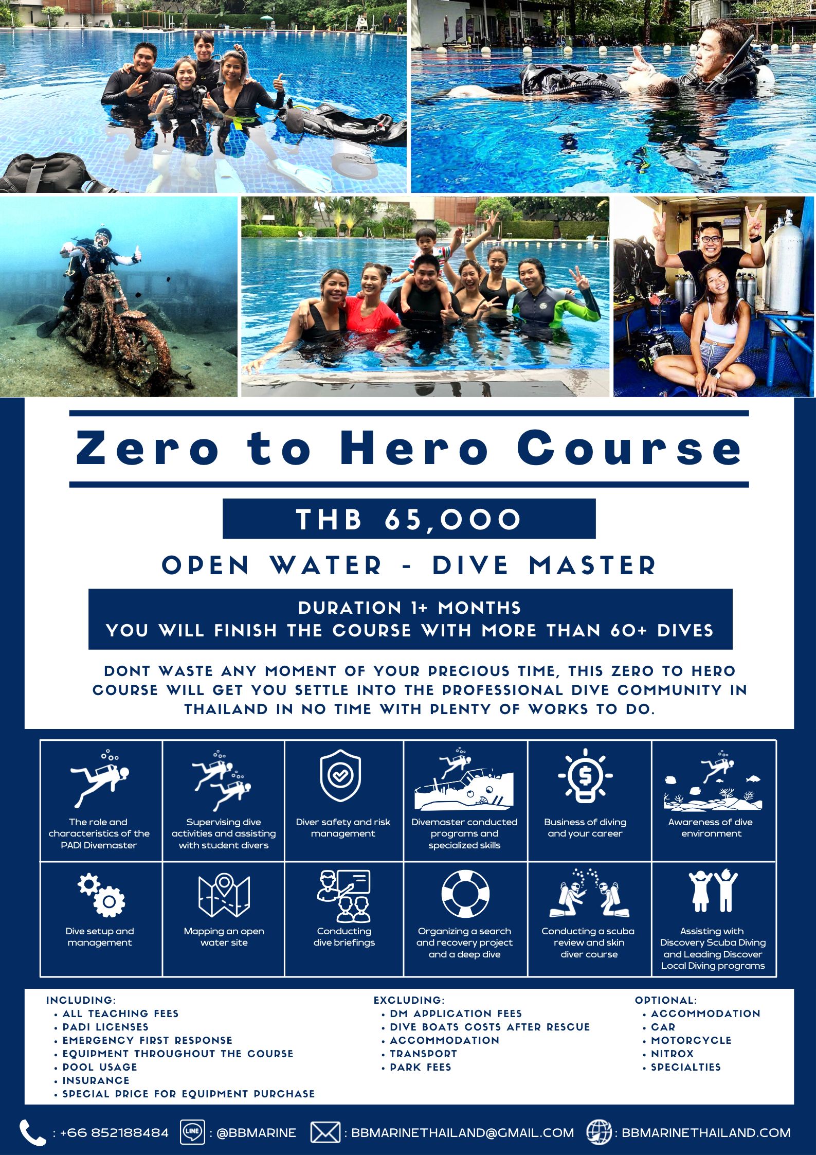 Zero to Hero (Open Water to Dive Master) - BB Marine Boating and Scuba ...